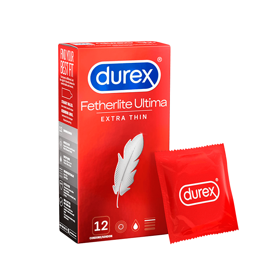 Durex Fetherlite Ultima condoms are extra thin for more sensitivity