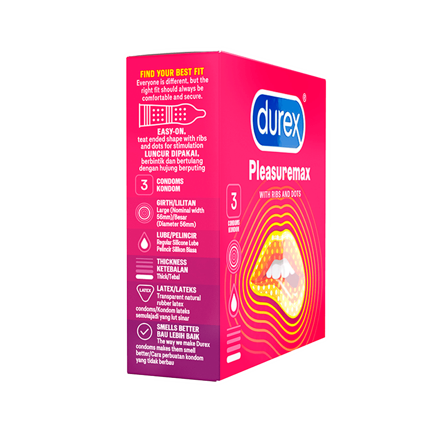 Made for her, Durex Pleasuremax giving additional physical stimulations