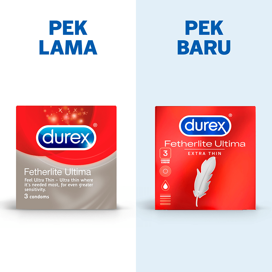 Durex Fetherlite Ultima condoms are extra thin for more sensitivity