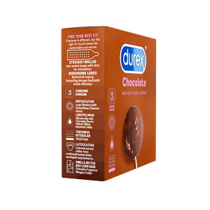 Sensually flavoured condoms with rich chocolate flavour, making it ideal for him and her